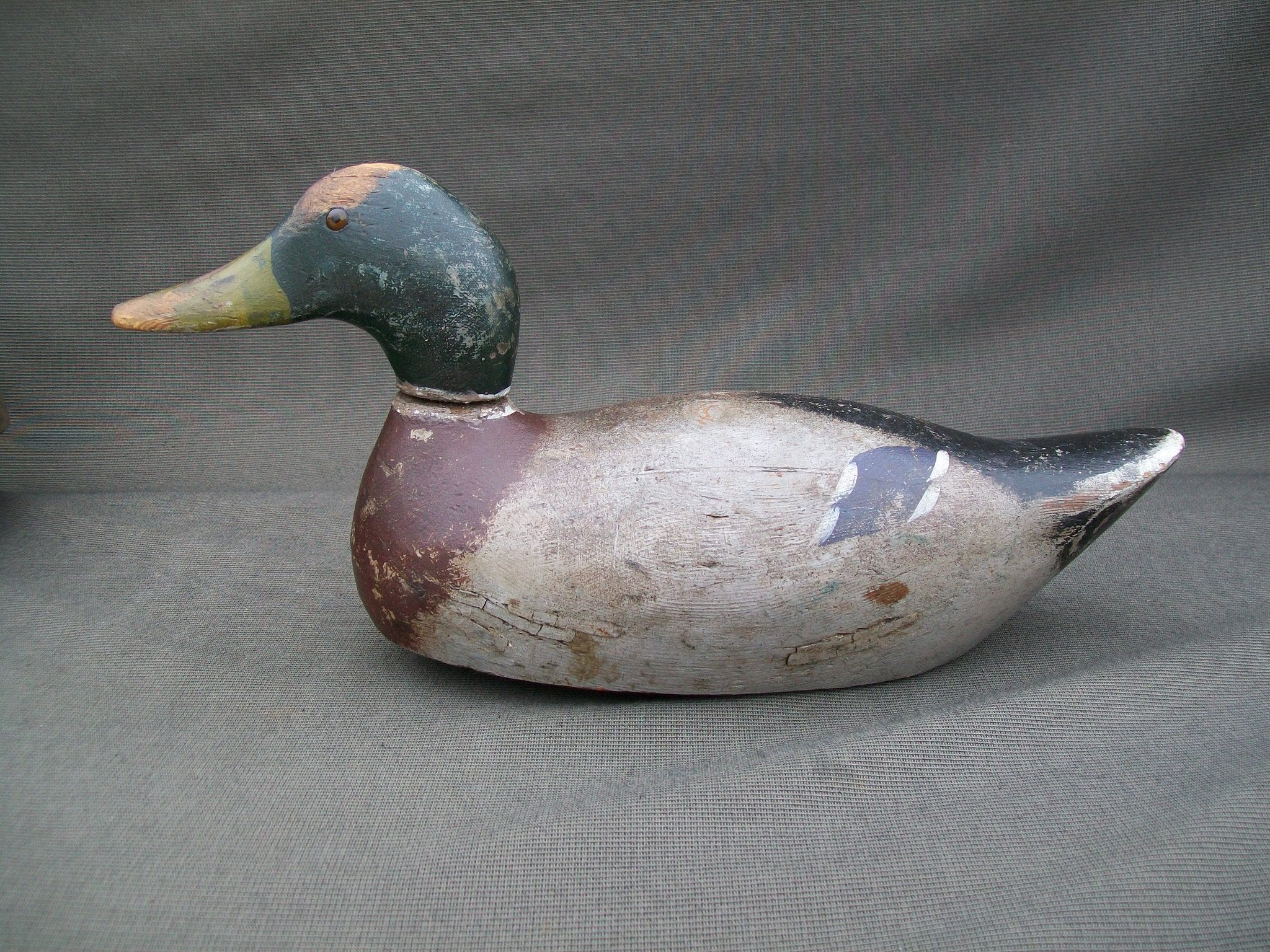 Evans Mallard Drake- Standard Grade, Stamp on Bottom | Evans decoy ...