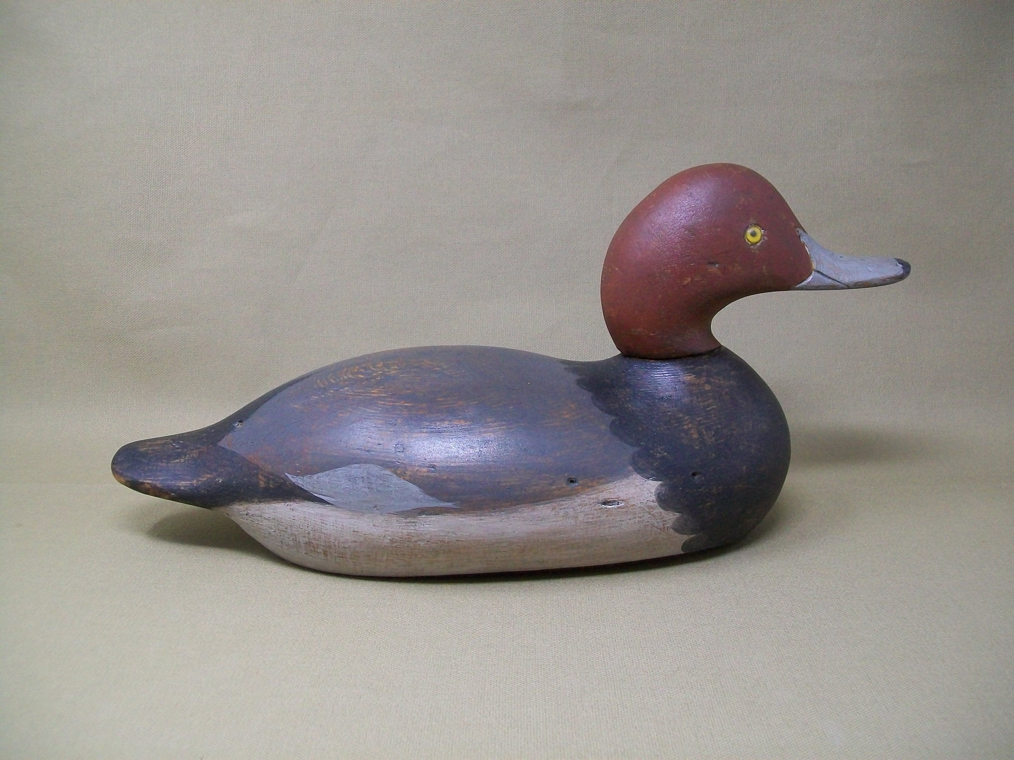 Mason Red Head Challenge Grade, Circa 1910 (#3360) - Muddy Water Decoys