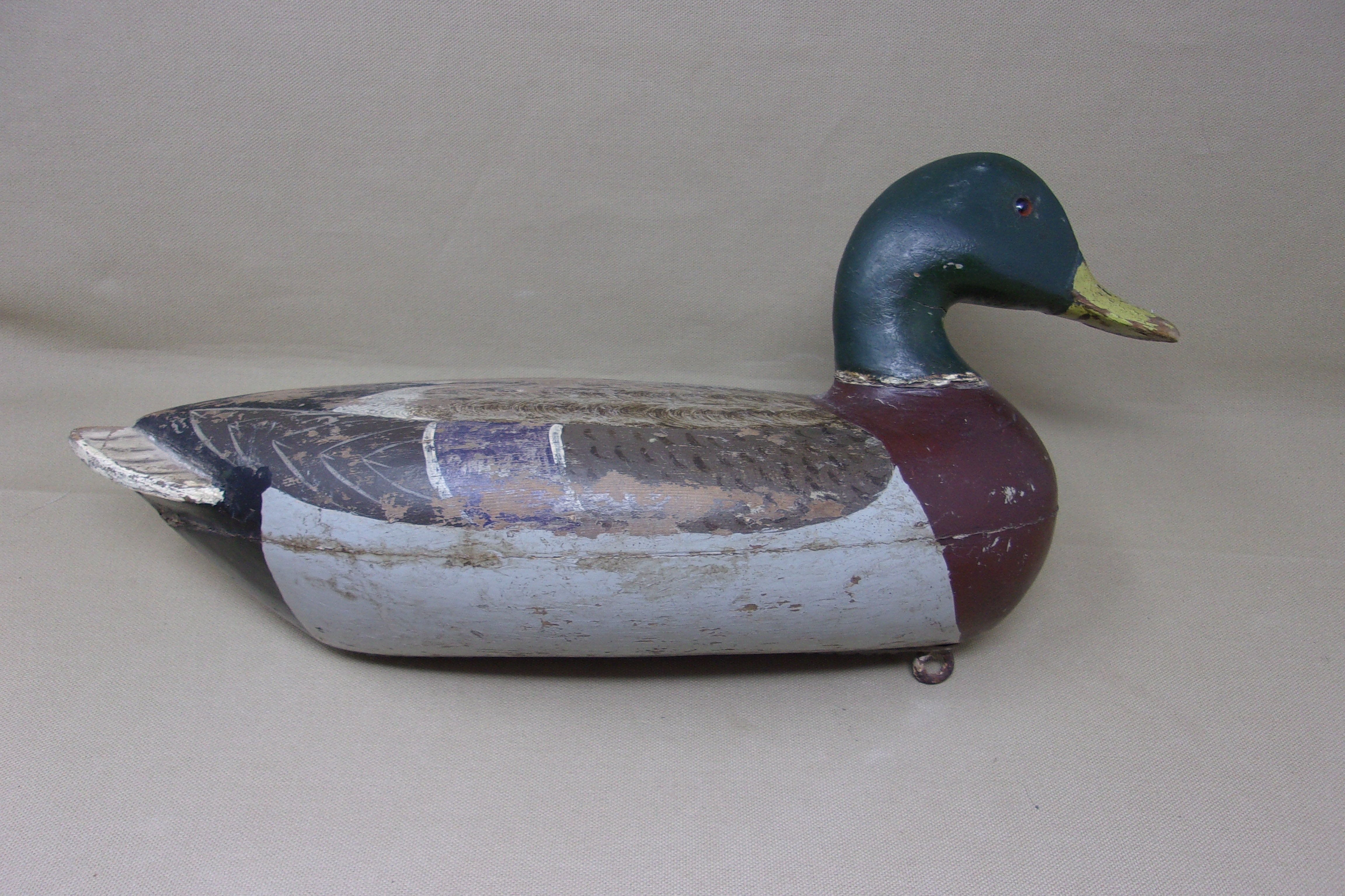 Perdew Mallard Drake, Perdew Weight, Circa 1920's (#3916) - Muddy Water ...