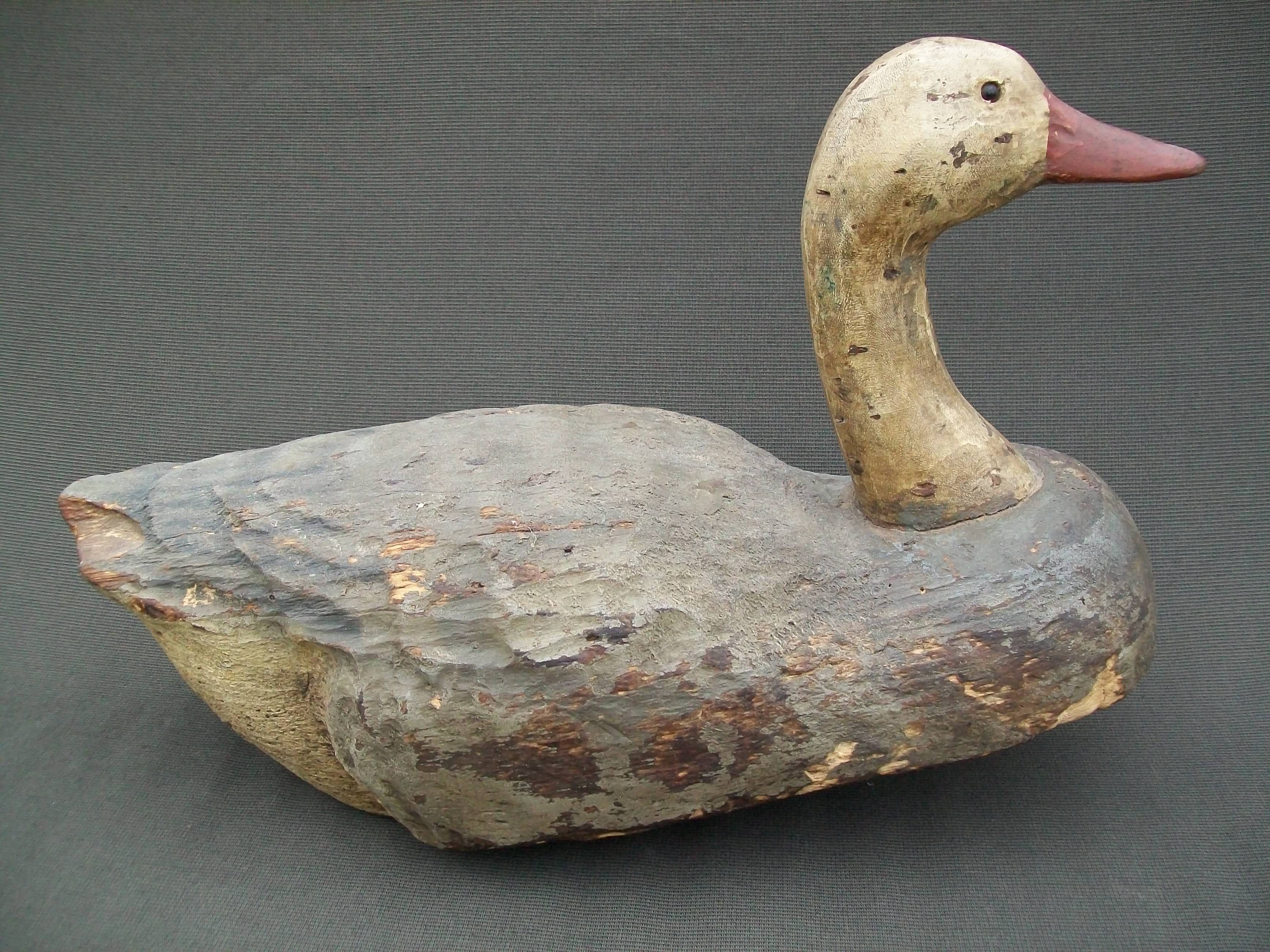 Very Rare Herters Perfect Model Blue Goose with Weight - Muddy Water Decoys