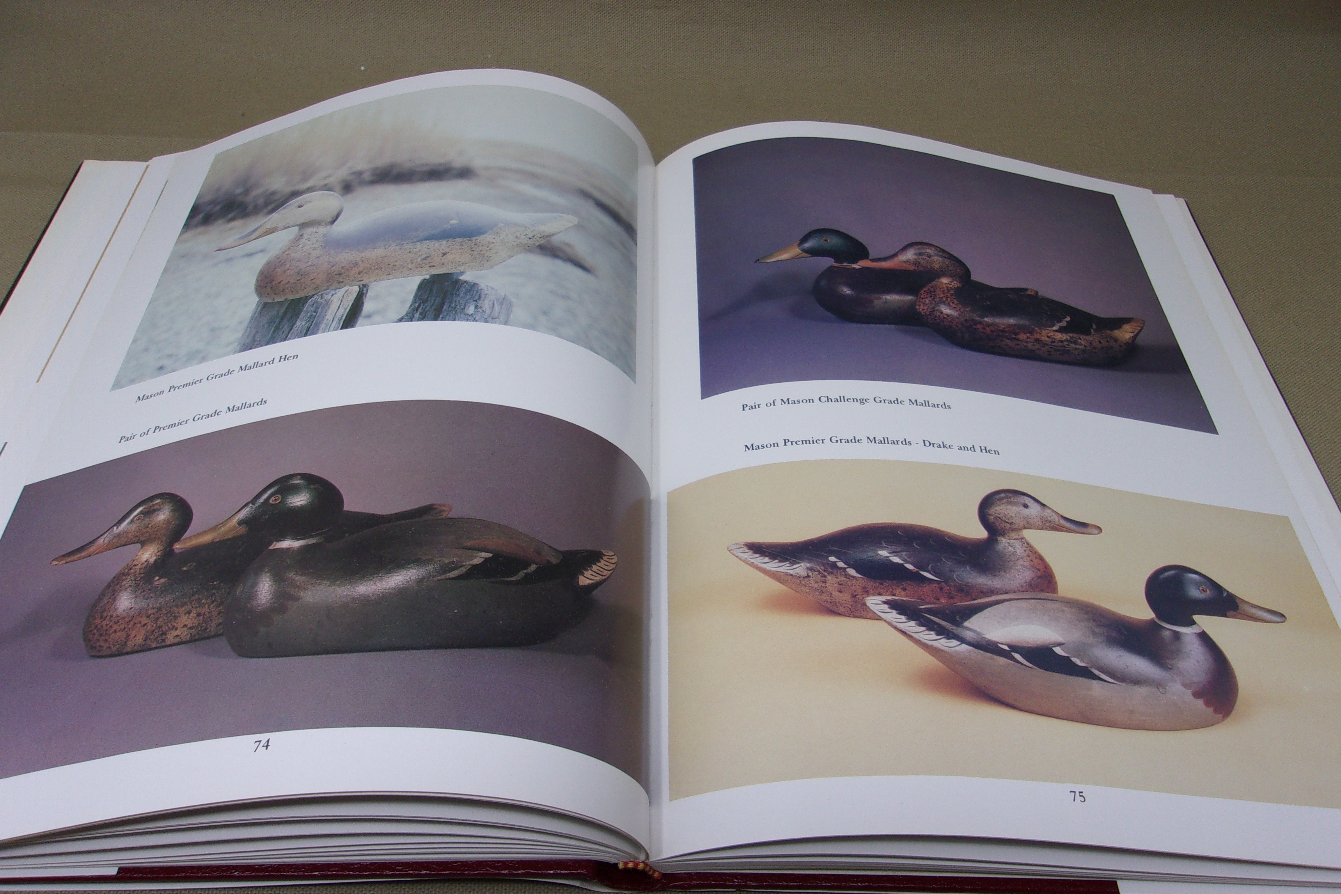 Factory Decoys of Mason, Stevens, Dodge, and Peterson - hard cover boo ...