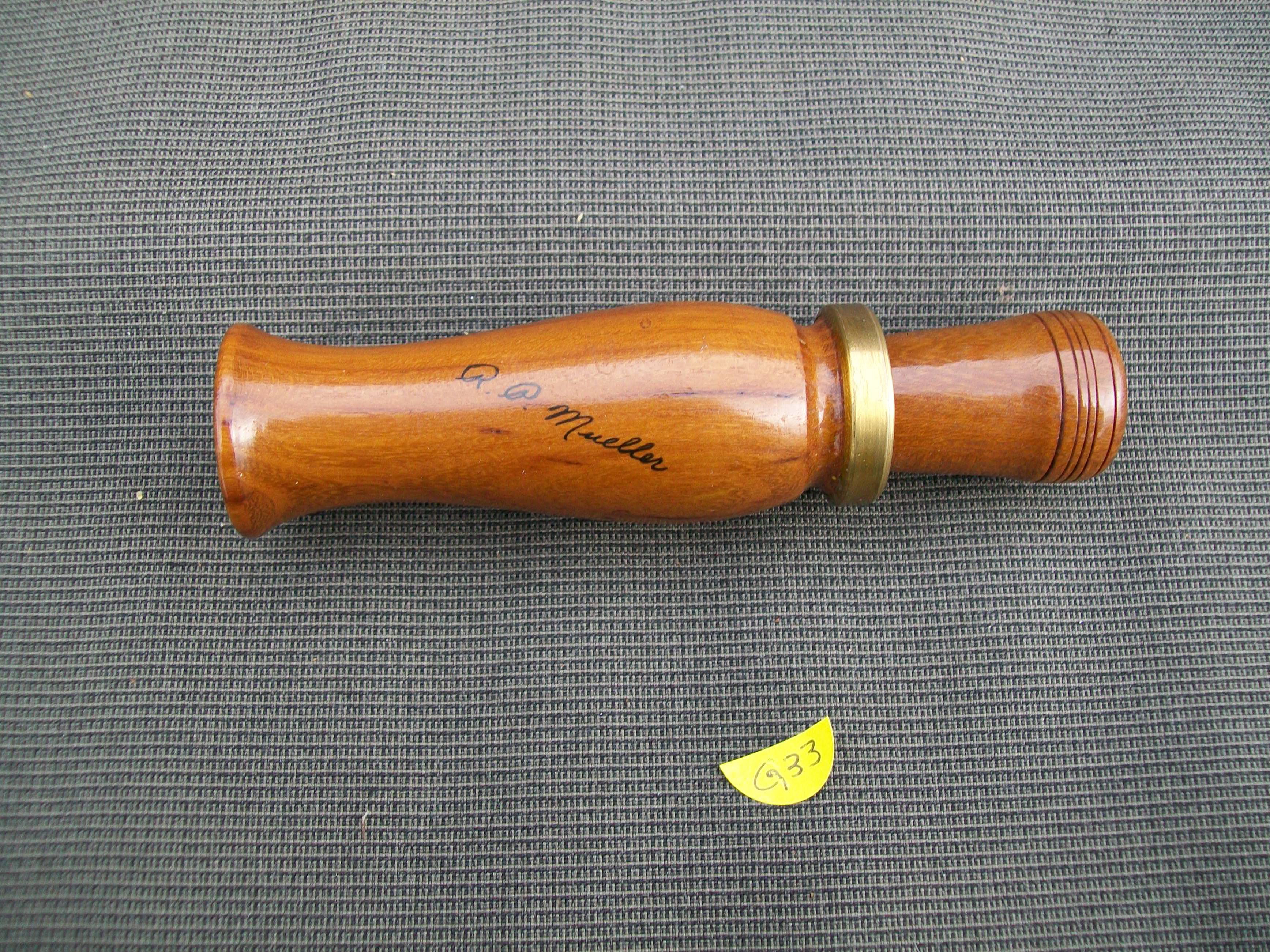 R. P. Mueller Wooden Duck Call - Muddy Water Decoys